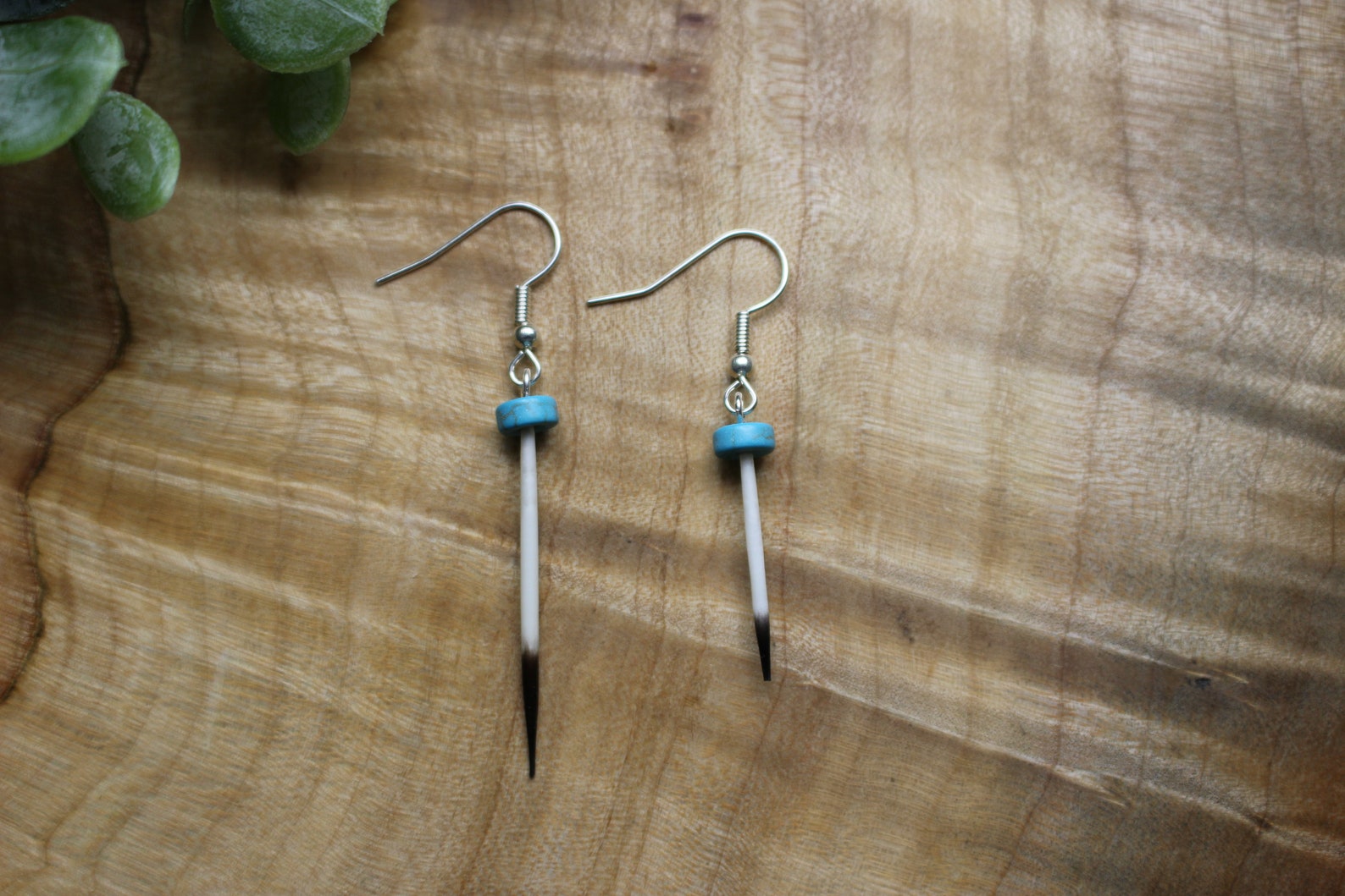 Handmade | Porcupine Quill Earring | Gifts - Etsy