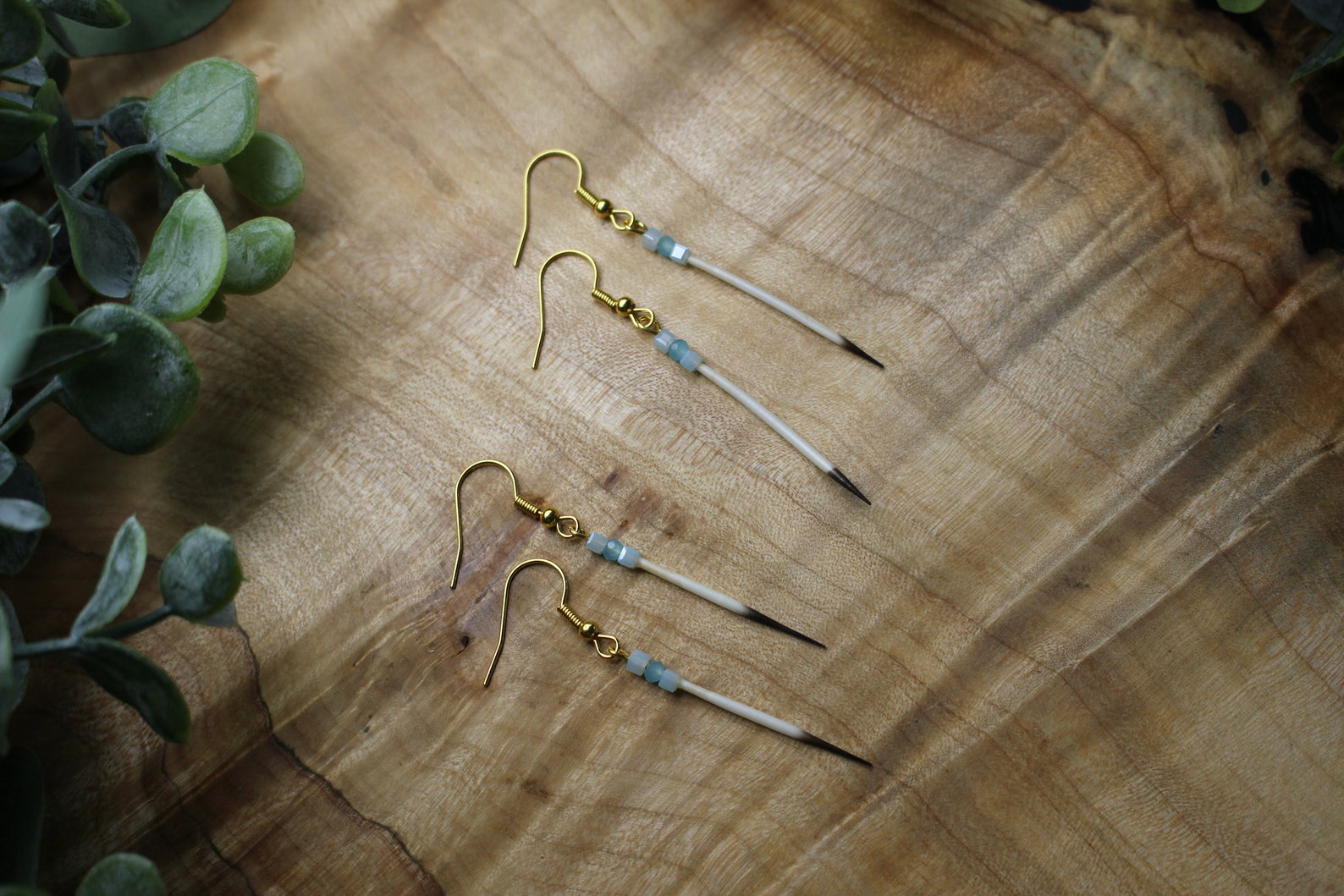 Handmade | Porcupine Quill Earring | Gifts - Etsy
