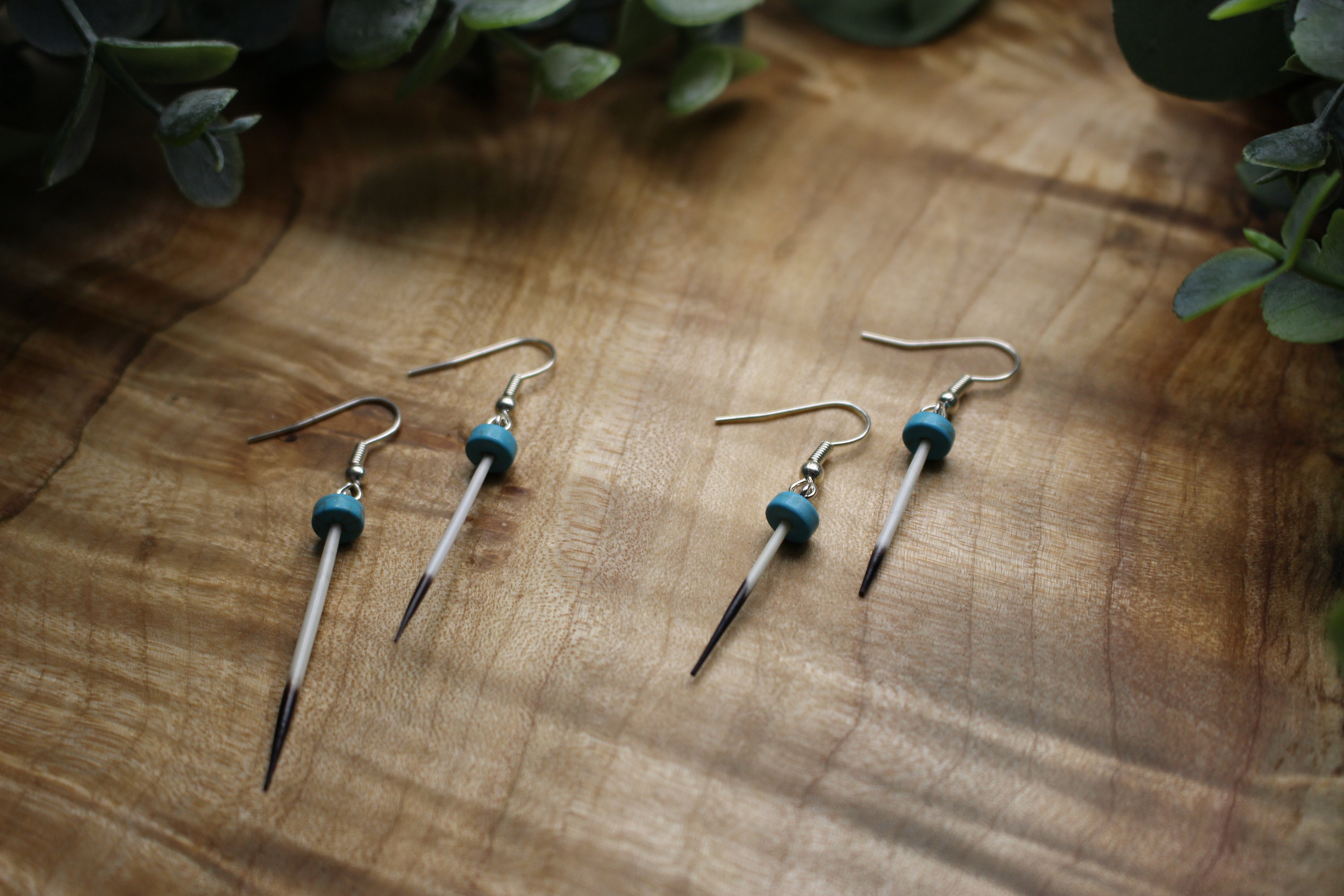 Handmade | Porcupine Quill Earring | Gifts - Etsy