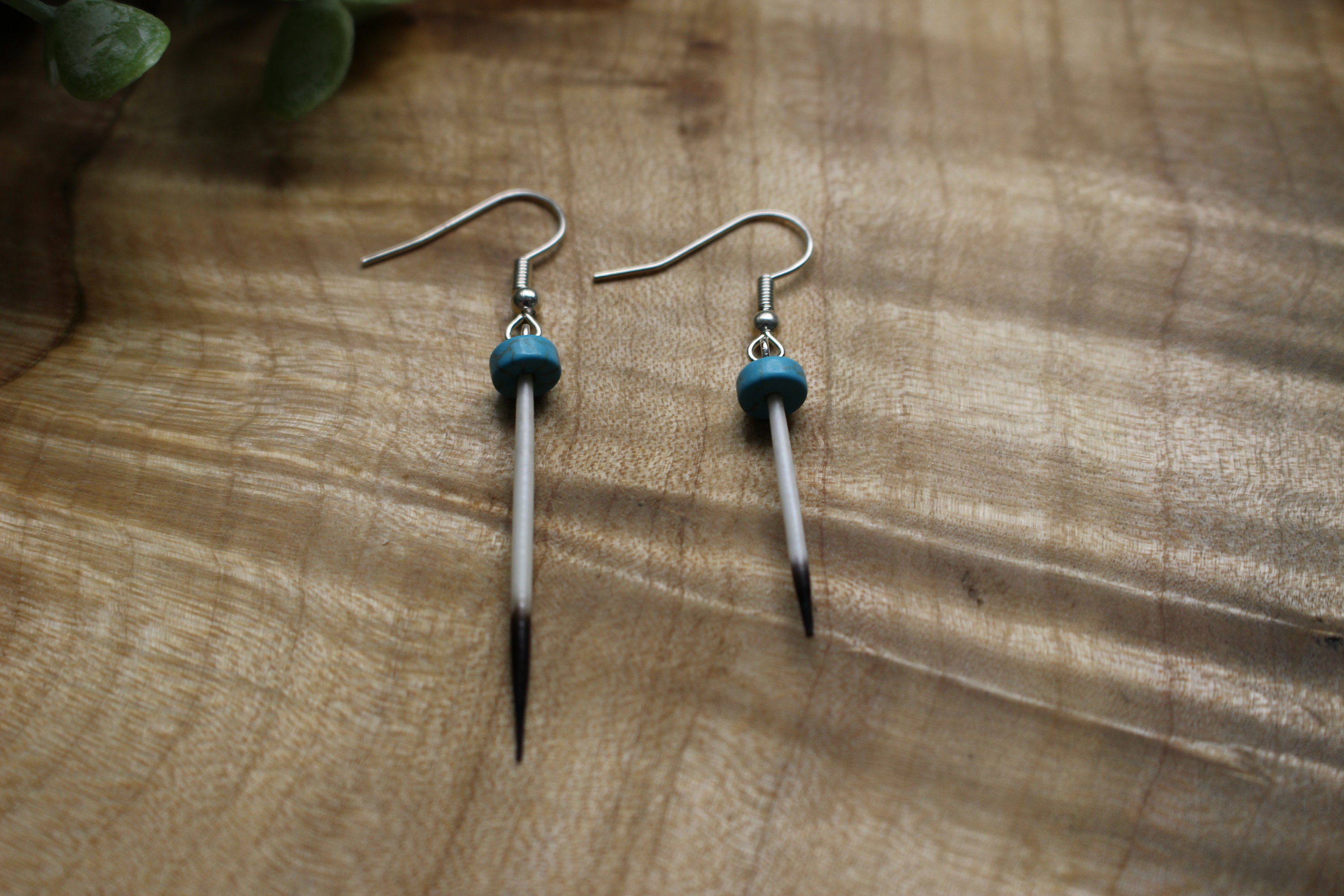 Handmade | Porcupine Quill Earring | Gifts - Etsy