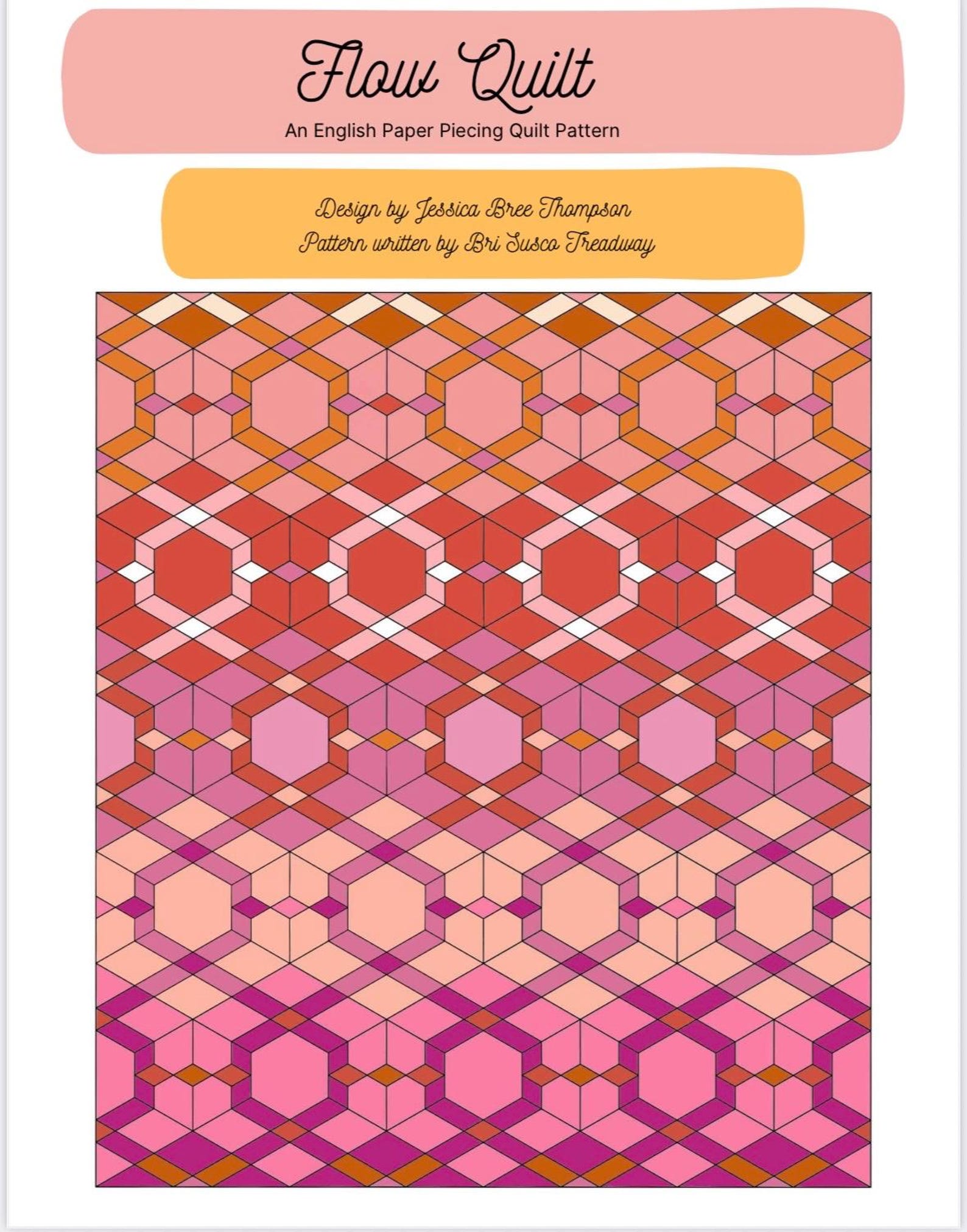 Flow EPP Quilt Pattern (updated) - Etsy