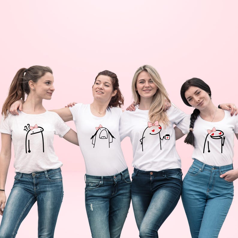 Funny Couple Matching T-shirt, Cute Couple T-shirt, Groups, Minimalist ...