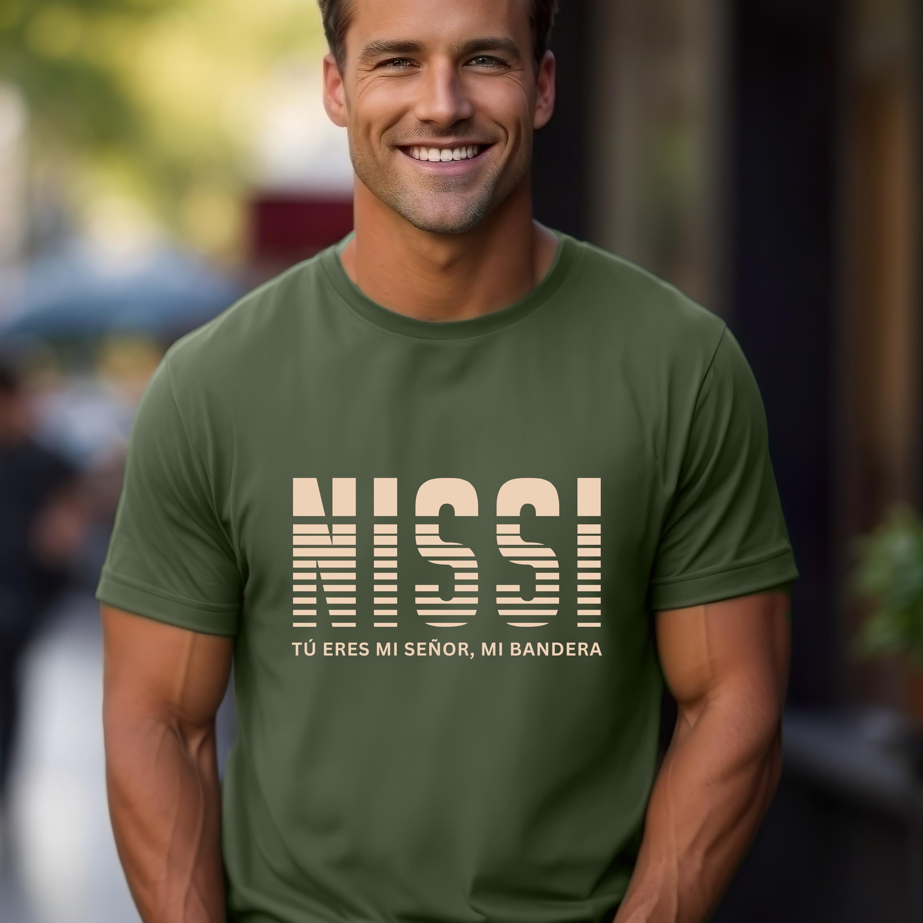 Nissi Christian T-shirt, Minimalist Religious Tee, Unisex Heavy Cotton ...
