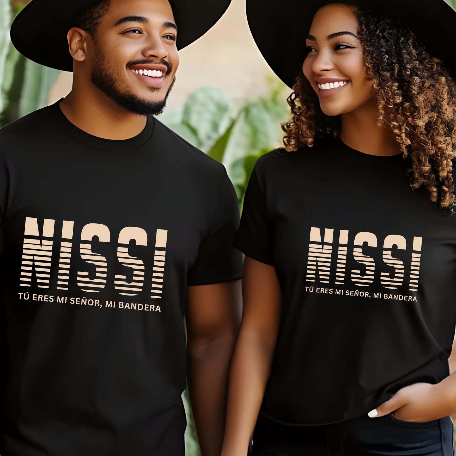 Nissi Christian T-shirt, Minimalist Religious Tee, Unisex Heavy Cotton ...