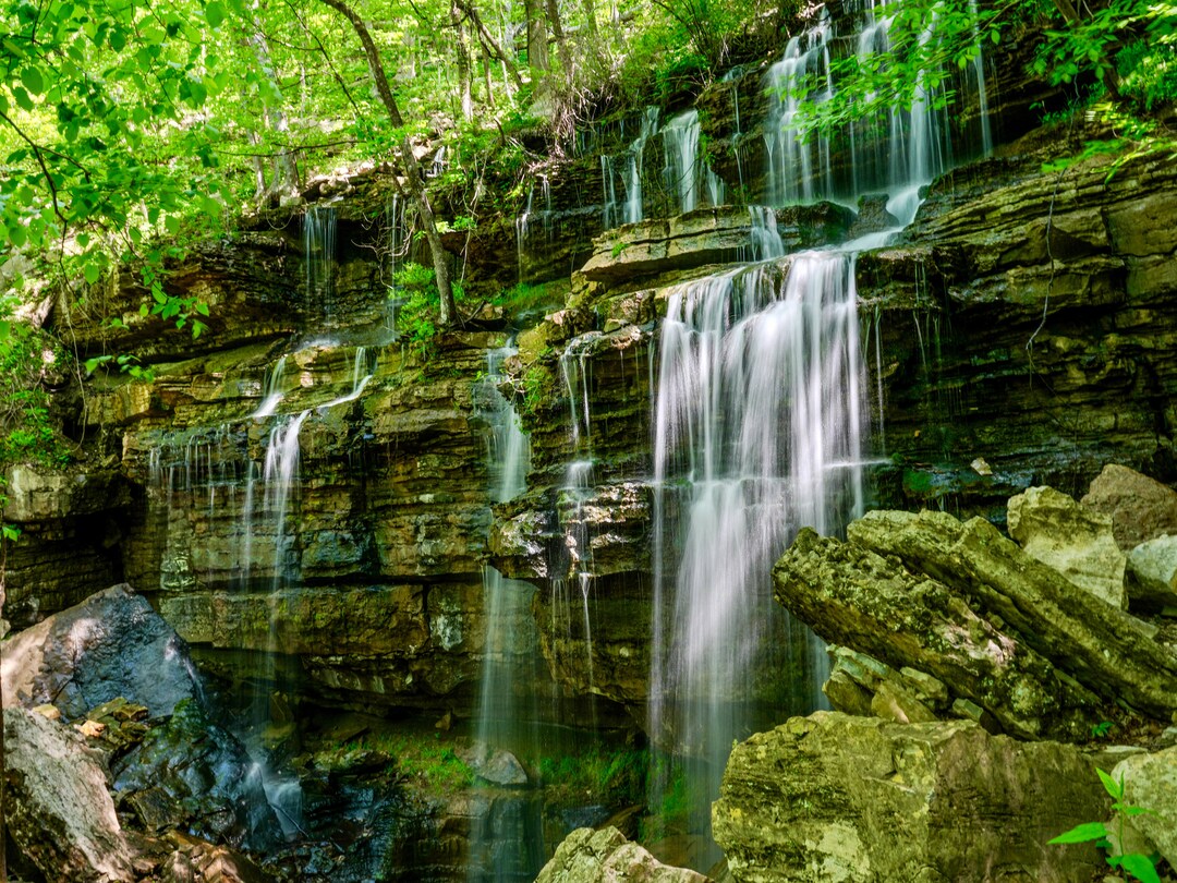 Waterfall at Bethel Springs Nature Preserve - Etsy