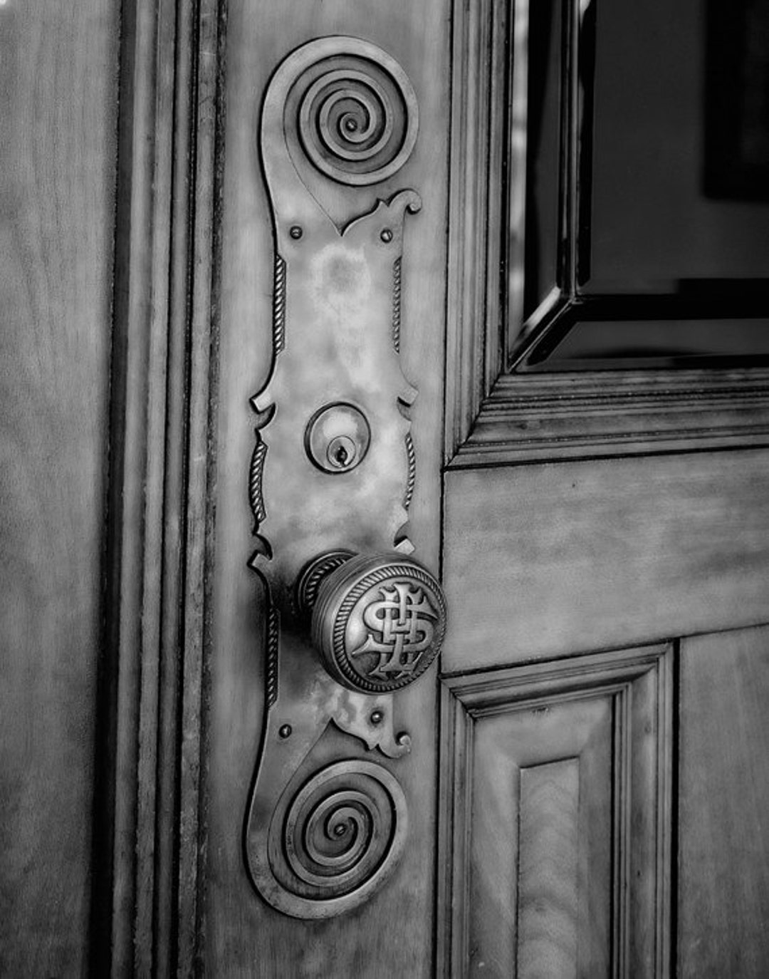 Rustic Artwork Instant Download Decorative Doorknob Door Knob Black and ...
