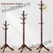 Wooden Standing Coat Rack With 10 Hooks Hat Rack Wood Coat Hanger ...