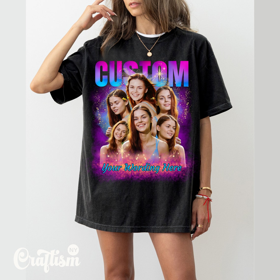 Custom Bootleg Rap Tee Canva Template Editable Your Own Bootleg ...