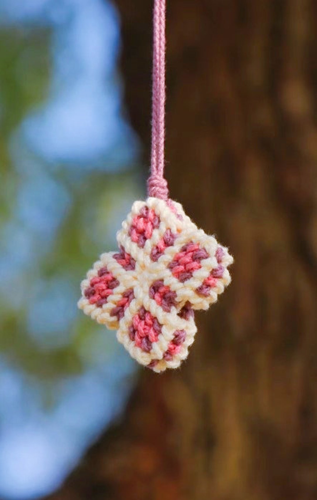 Original Woven Taro Purple Grape Purple Pink Pendant Lanyard, Raw ...