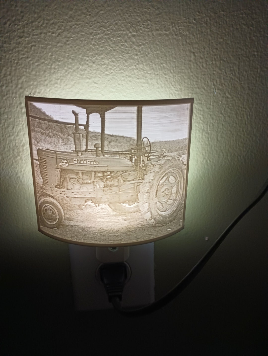 Custom 3D Printed Lithophane Night Light - Etsy