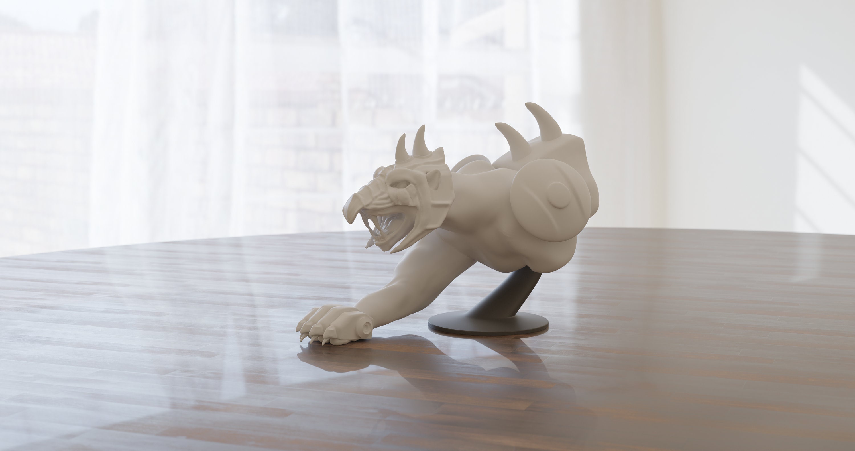 A Battle Cat Printable 3D File - Etsy