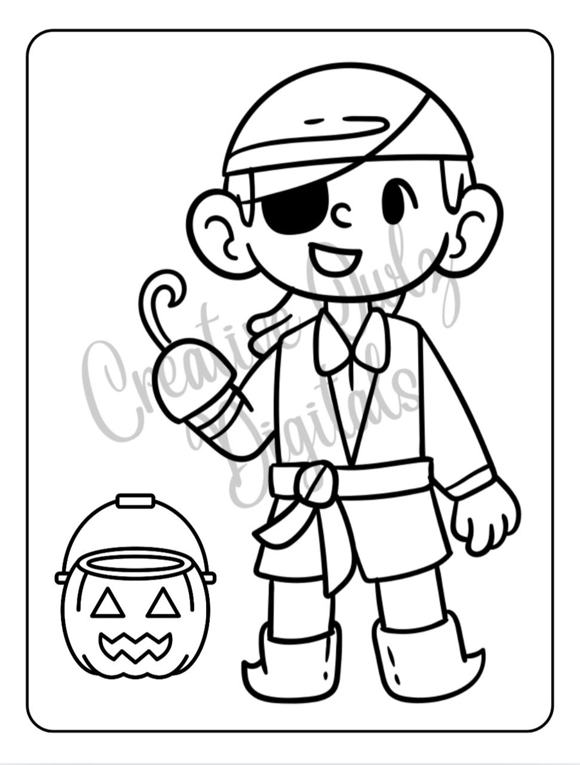 Halloween Costume Coloring Pages Printable Halloween Coloring Pages ...