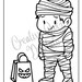 Halloween Costume Coloring Pages Printable Halloween Coloring Pages ...