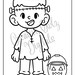 Halloween Costume Coloring Pages Printable Halloween Coloring Pages ...