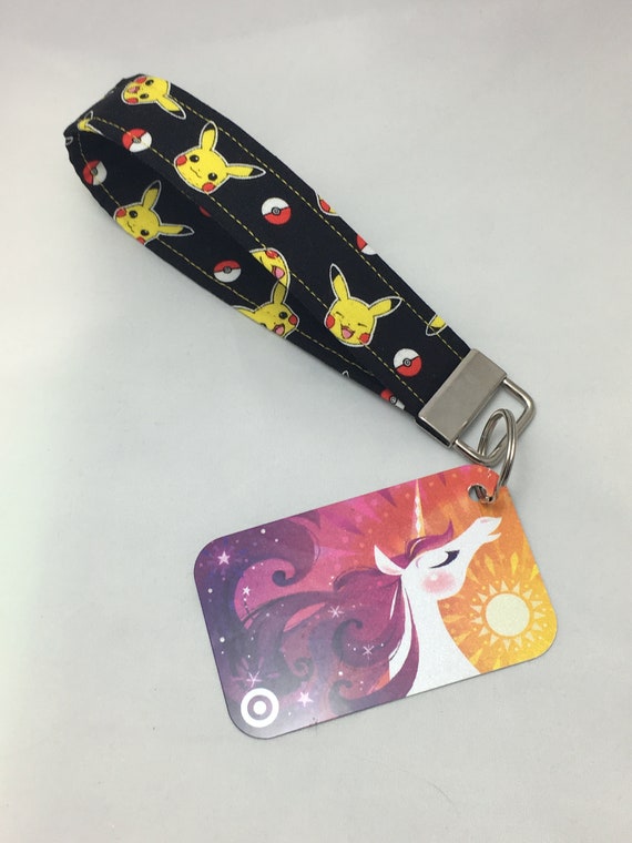 Pokemon Pikachu Key Fob Keychain Wristlet | Etsy
