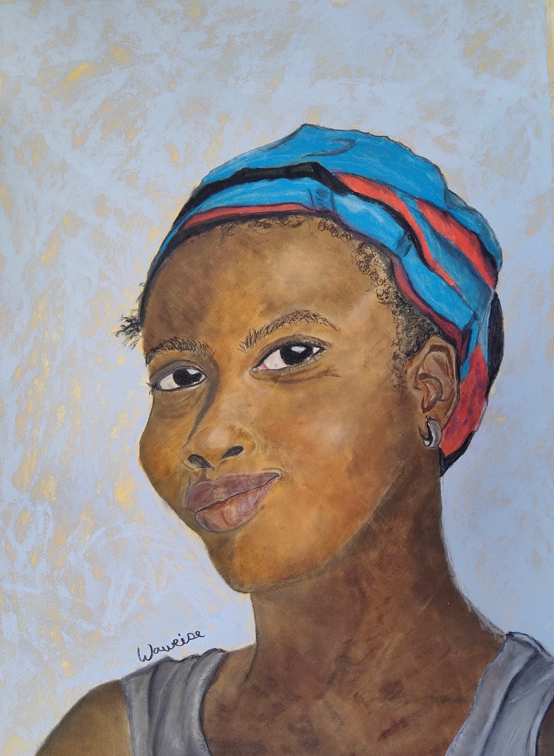 Black Female Portrait, African American Female Portrait, Strong Women ...