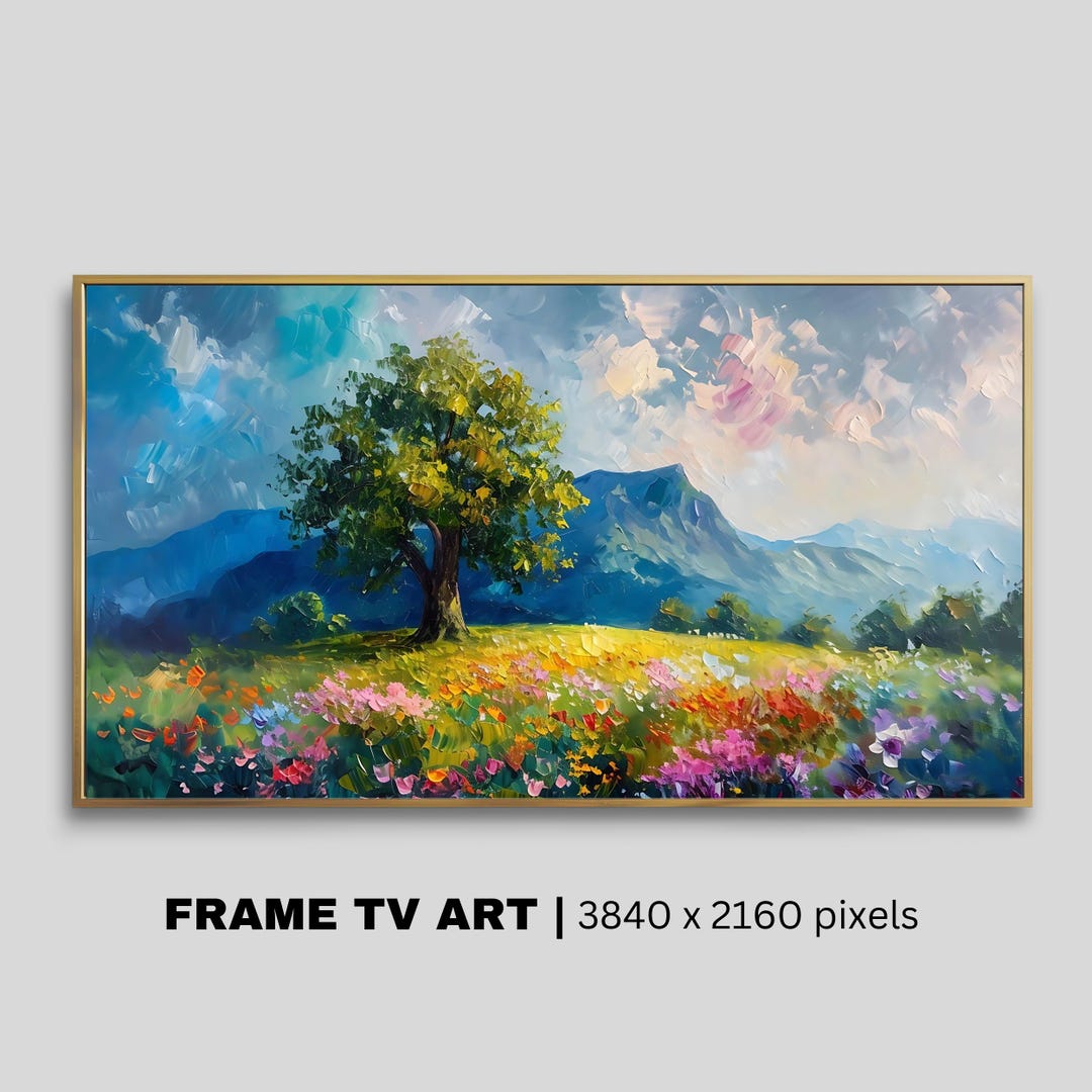 Landscape Tree Digital Art | Frame TV Art | Nature Samsung Frame ...