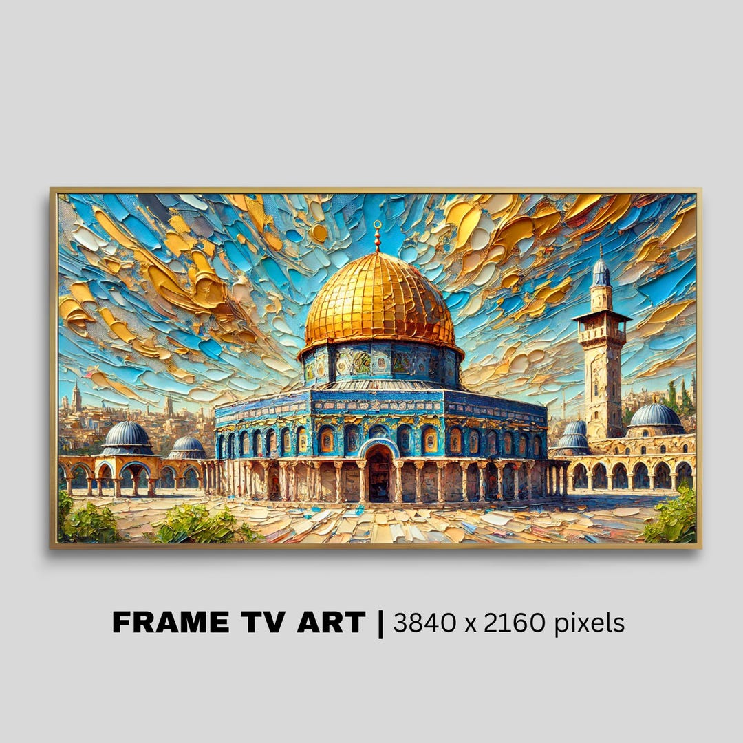 Masjid Al-aqsa Frame TV Art, Islamic Digital Download, Palestine ...