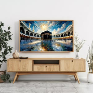 Frame TV Art Kaaba, Islamic Art for Frame TV, Religious Tv Art, Samsung ...