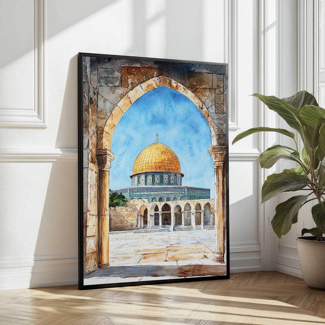 Buy Printable Masjid Al Aqsa Wall Art - Islamic Architecture Digital ...