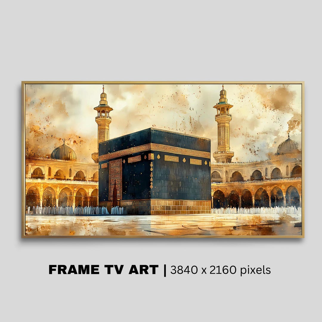 Kaaba at Masjid Al-haram, Samsung Frame TV Art, Instant Download ...