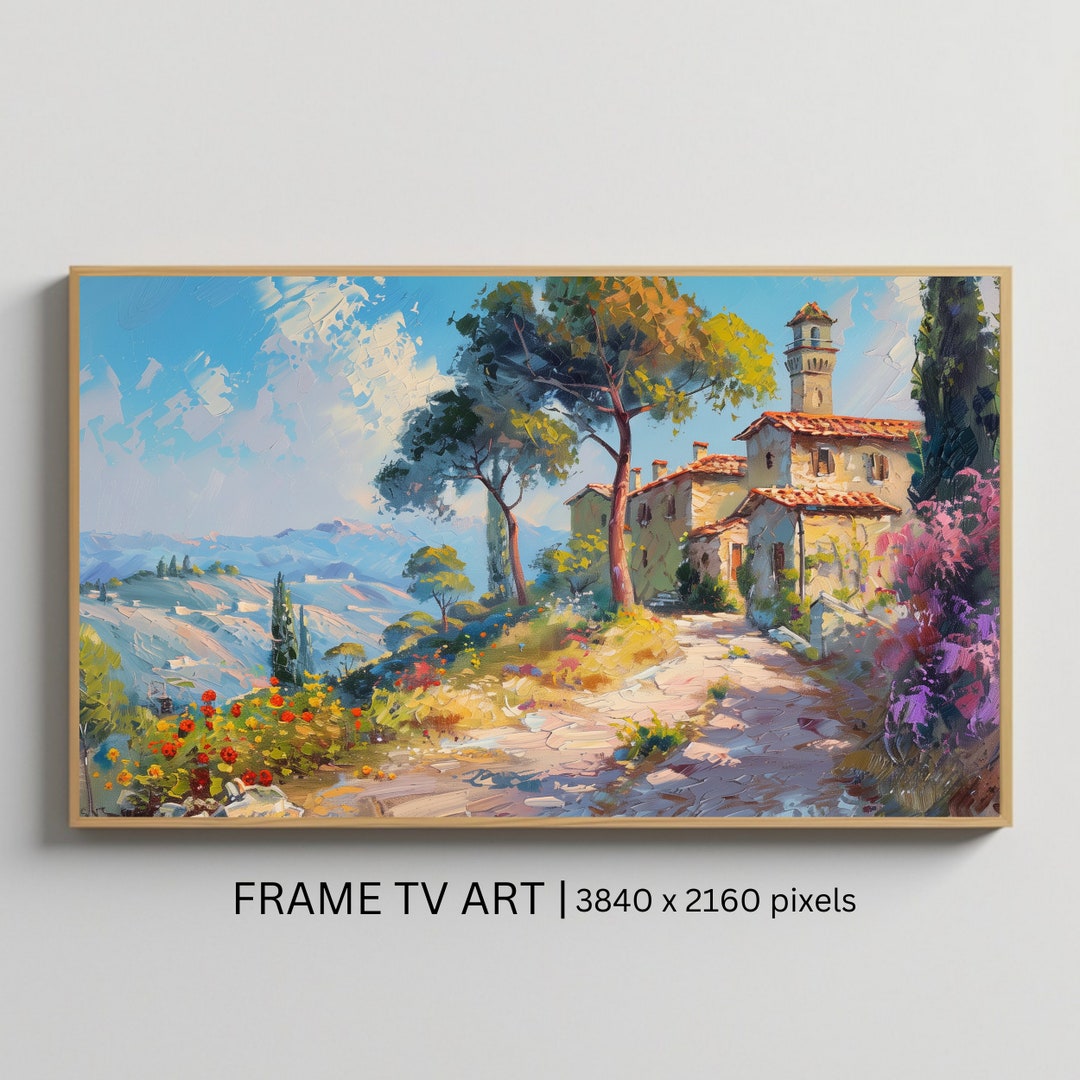 Frame TV Art Tuscany, Countryside Art for Frame TV, Nature Tv Art ...