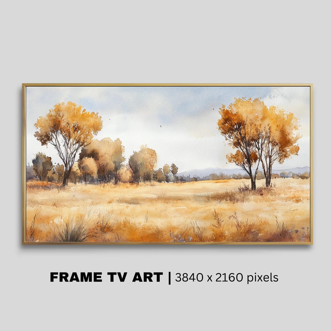Autumn Landscape Digital Art for Samsung Frame TV | Rustic Nature Roku ...