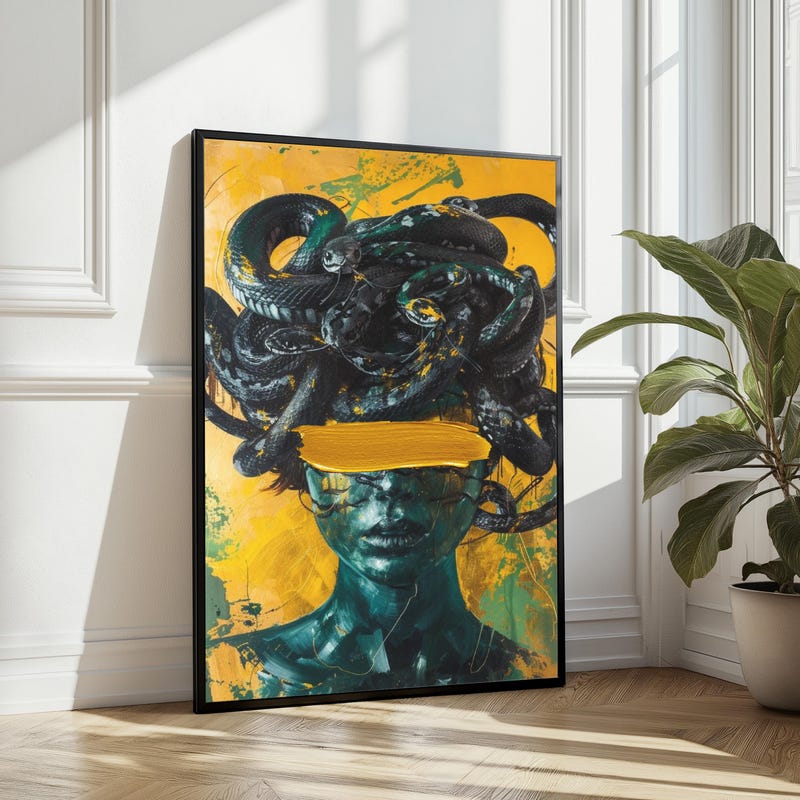 Medusa Art - Etsy