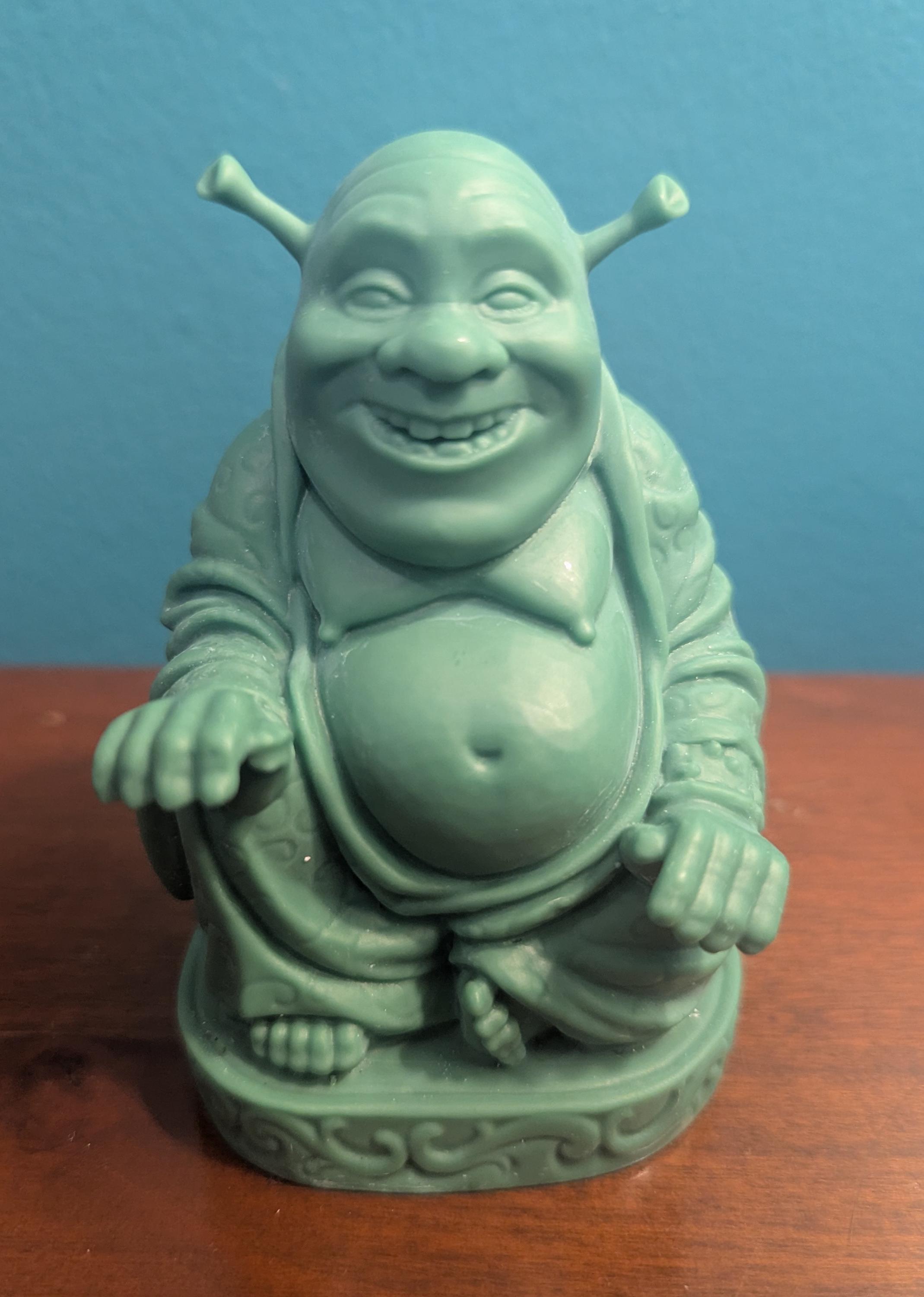 8k HD Shrek Buddha Figurine Statue 3D Resin Printed Hi Resolution - Etsy