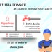10x Trendy Plumber Business Card, Business Card Template for Plumbers ...