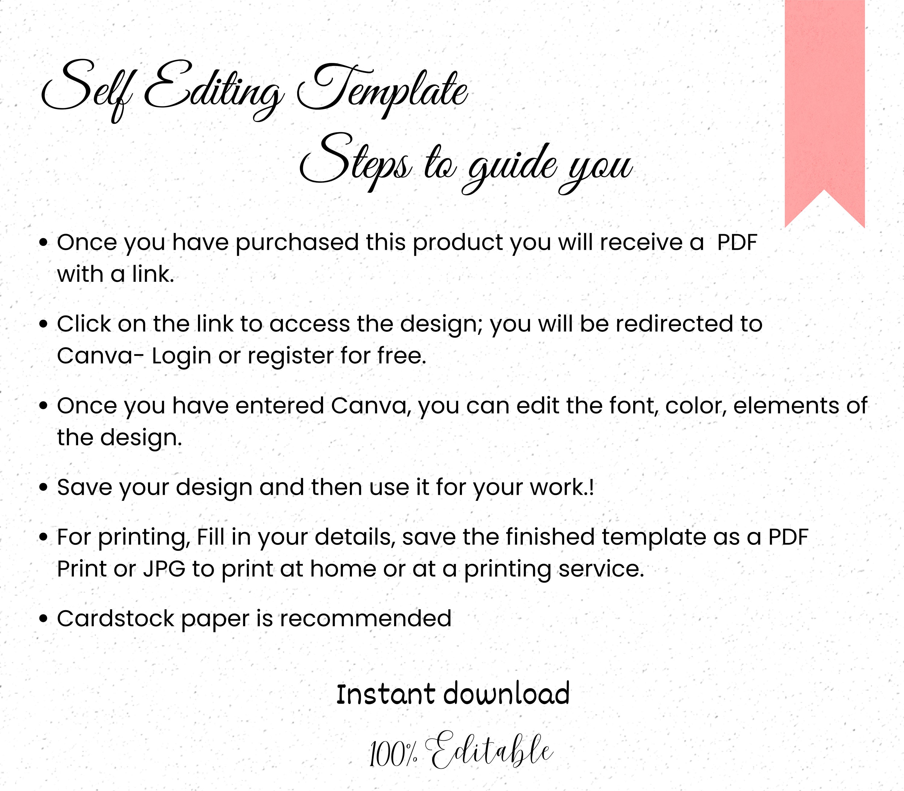 10x Event Planner Business Card, Business Card Template Printable ...