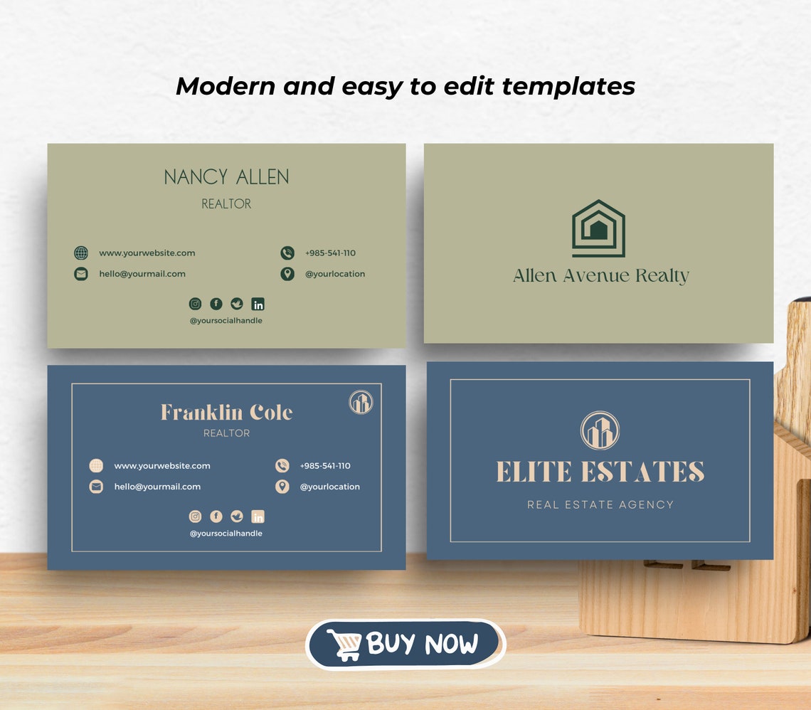 10x Realtor Business Card Templates Real Estate Card Building Design ...