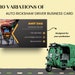 10x Tuk-tuk / Auto Rickshaw Driver Business Card Templates Raksha, Baby ...
