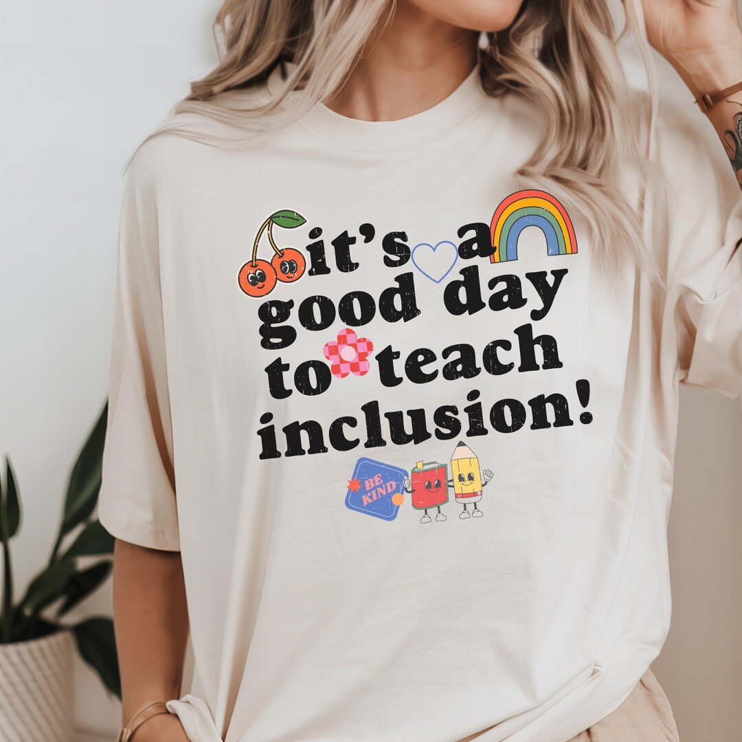 Teach Inclusion Tshirt, Inclusion Shirt, Gift for Autism Teacher, SPED ...