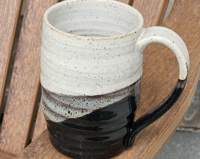 Giant Ceramic Mug, 24 Ounce Handmade Pottery Coffee Lover's Drinking ...