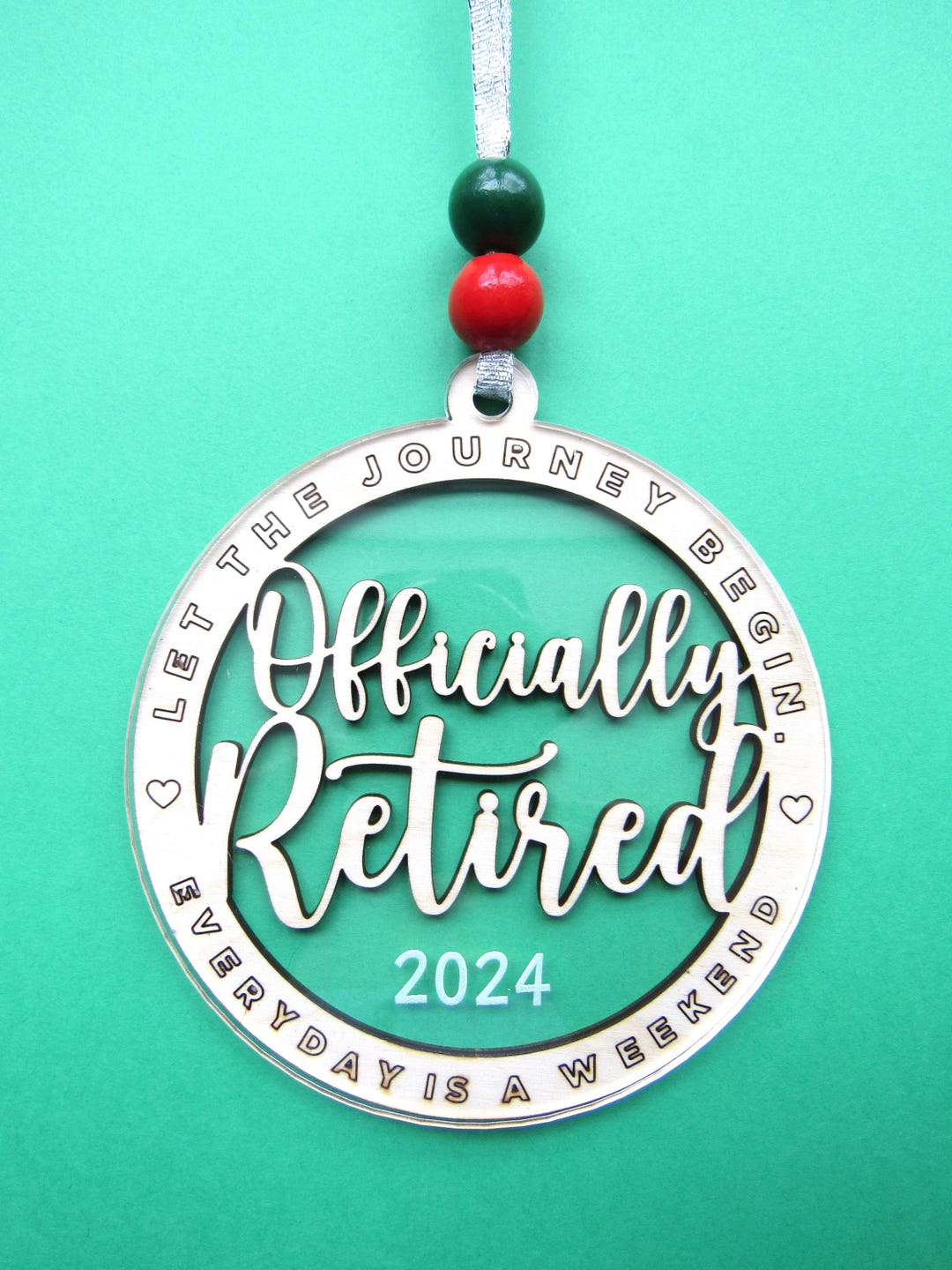 Retirement Christmas Ornament Officially Retired Ornament Retirement ...