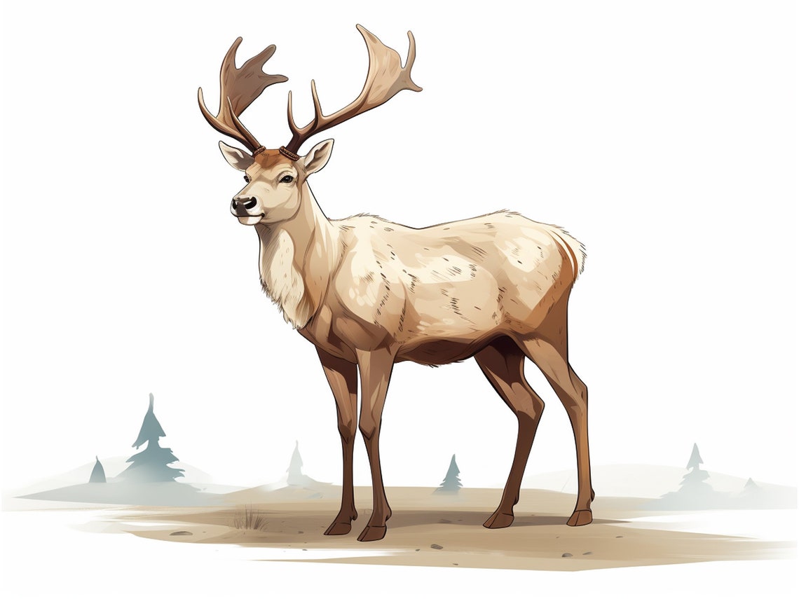 Realistic Moose Drawing PNG for Nature-inspired Artworks - Etsy