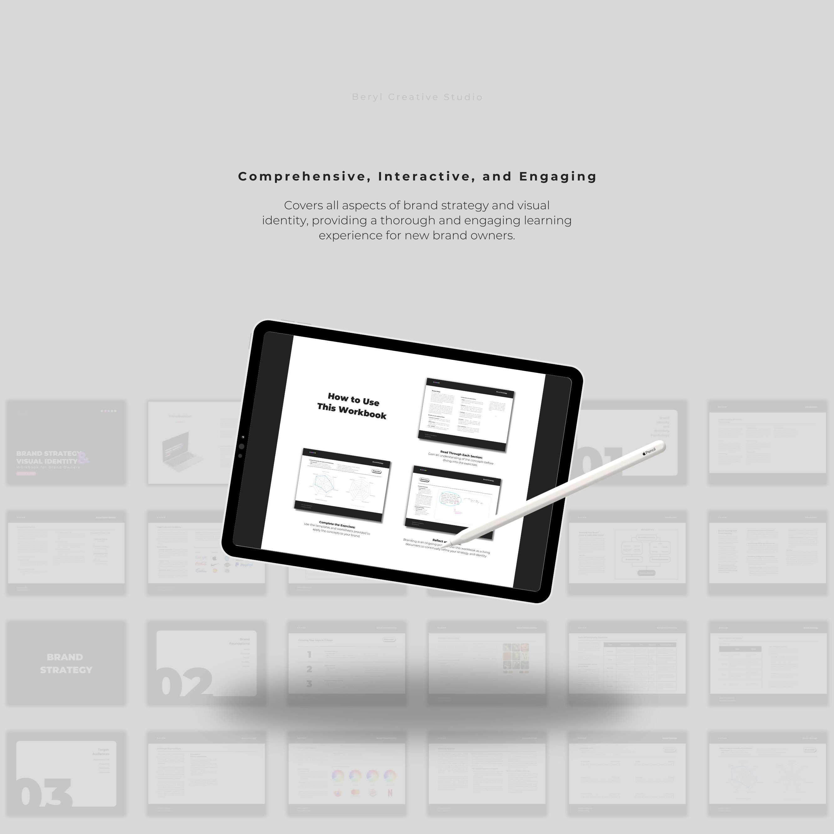 Brand Strategy and Visual Identity Workbook (branding Crash Course) for ...