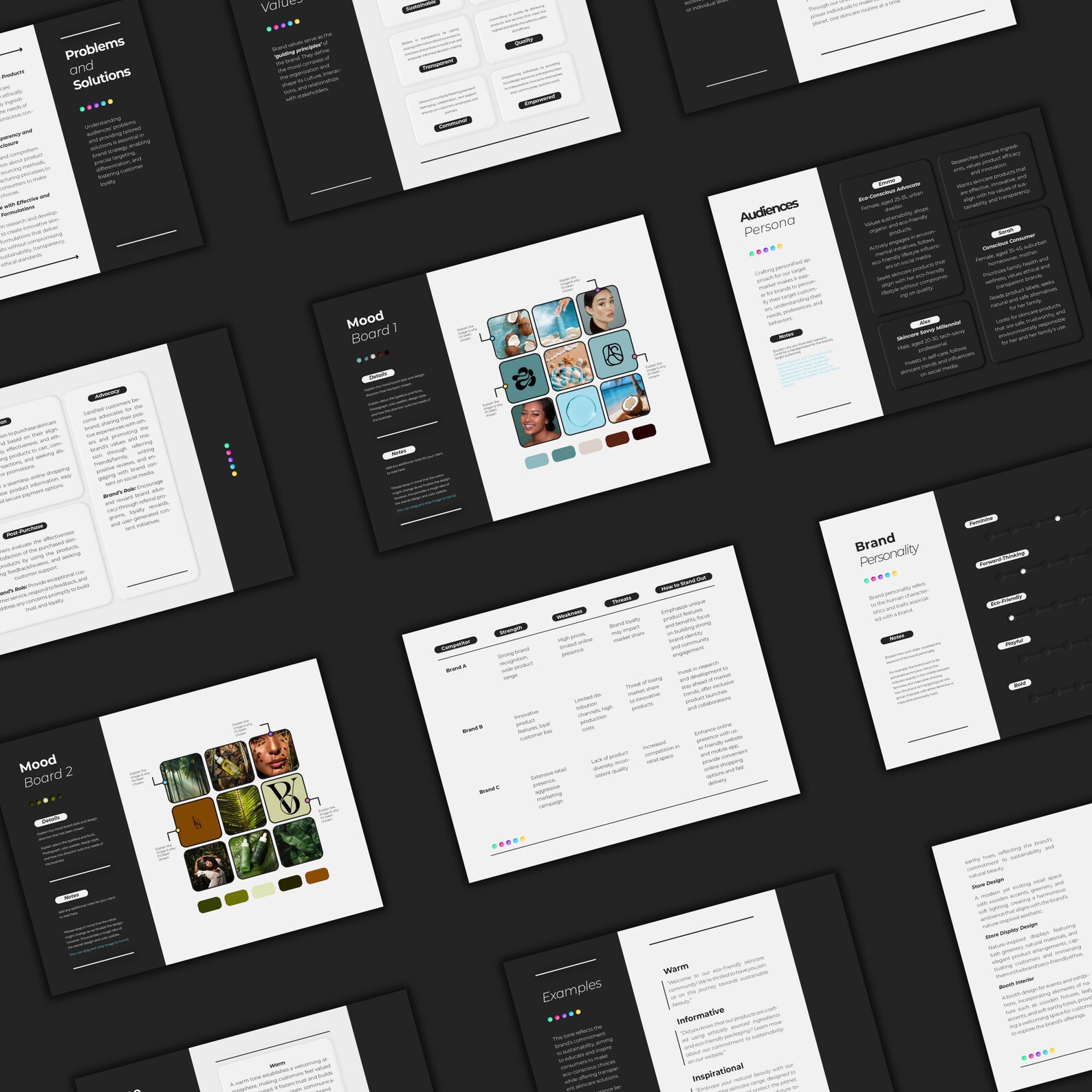 Brand Strategy Presentation & Creative Direction: Professional Indesign ...