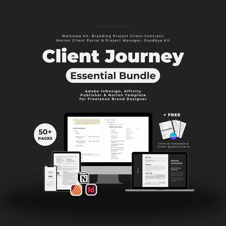 Client Journey Essential Bundle for Freelance Brand Designer Branding ...