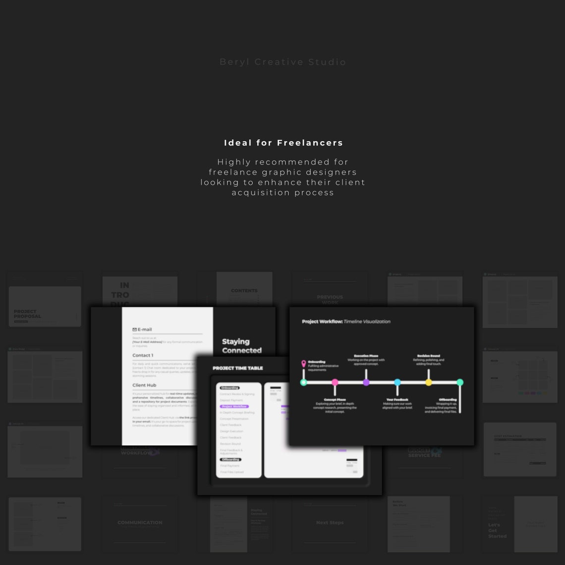 Freelance Designer Graphic Design Project Proposal Template: Canva ...