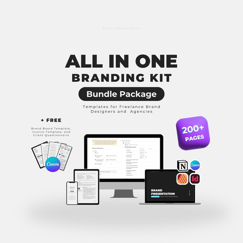 All in One Brand Designer Toolkit | Ultimate Bundle for Freelancer and ...