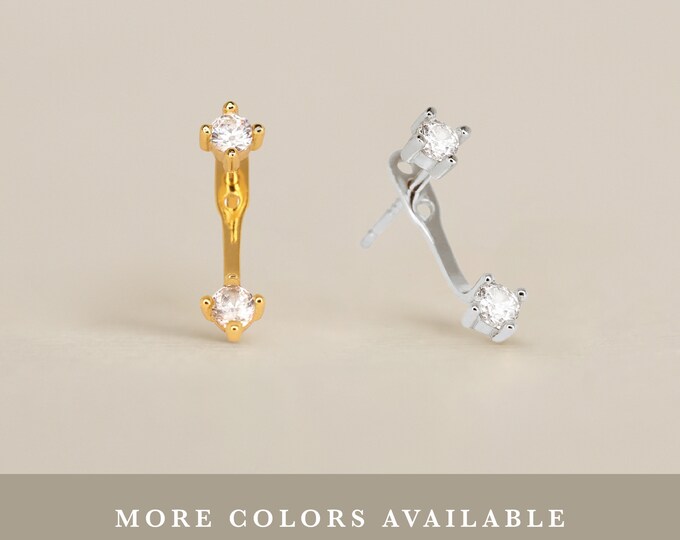 EARRING JACKETS Diamond Jackets, Ear Jackets for Studs, Post Earring ...