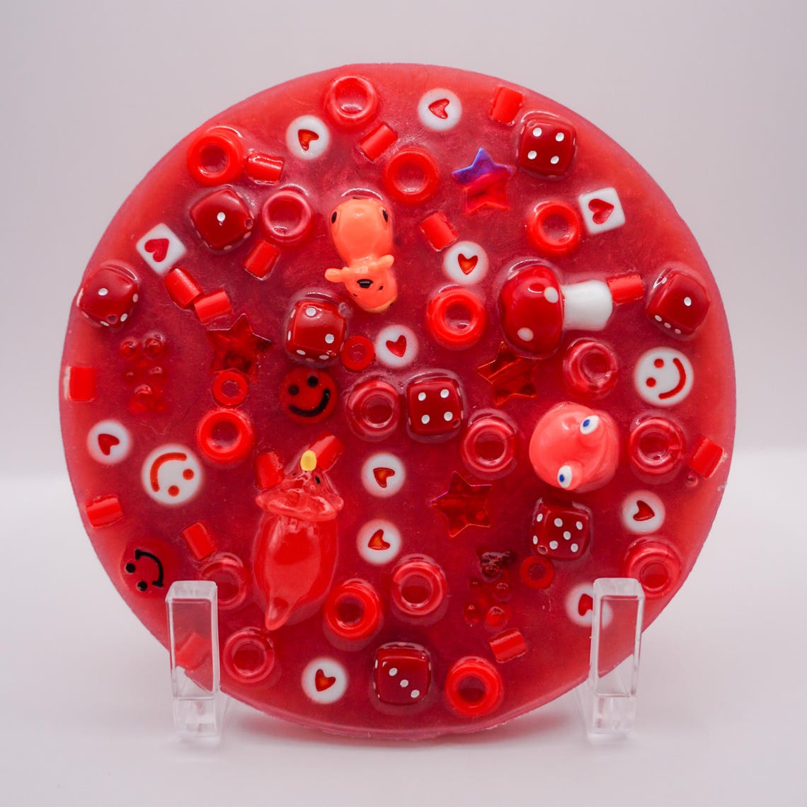 Red Picking Pad Fidget for Stress Reliefs - Etsy