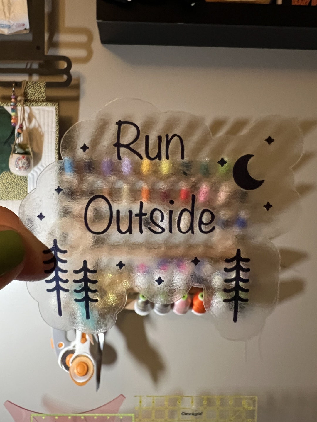 Run Outside Sticker Running Sticker, Trail Running Sticker ...