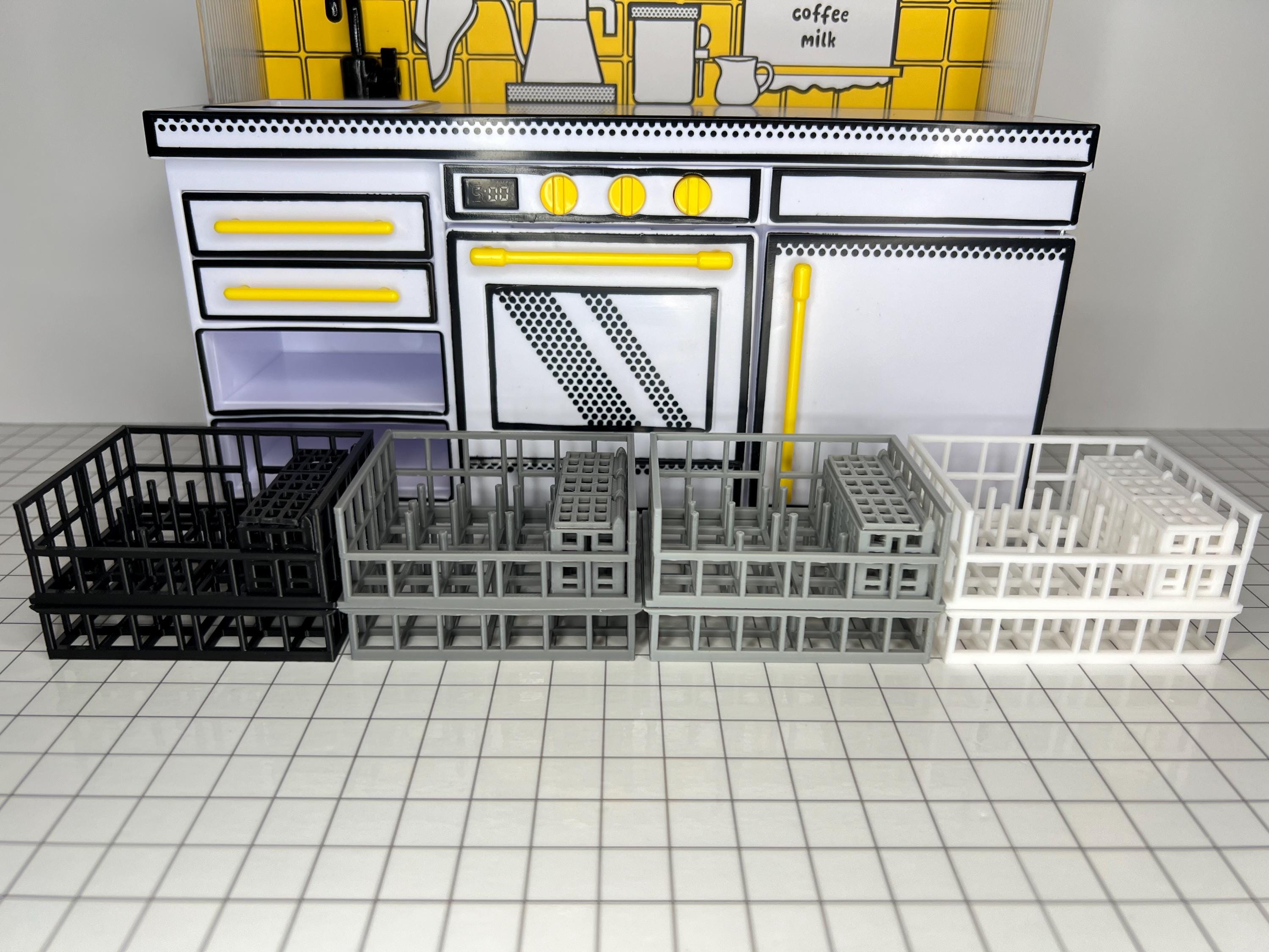 Miniverse Kitchen Dishwasher Racks 3D Print - Etsy