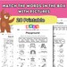 20 Printable Matching Worksheets,match the Picture,preschool Worksheets ...