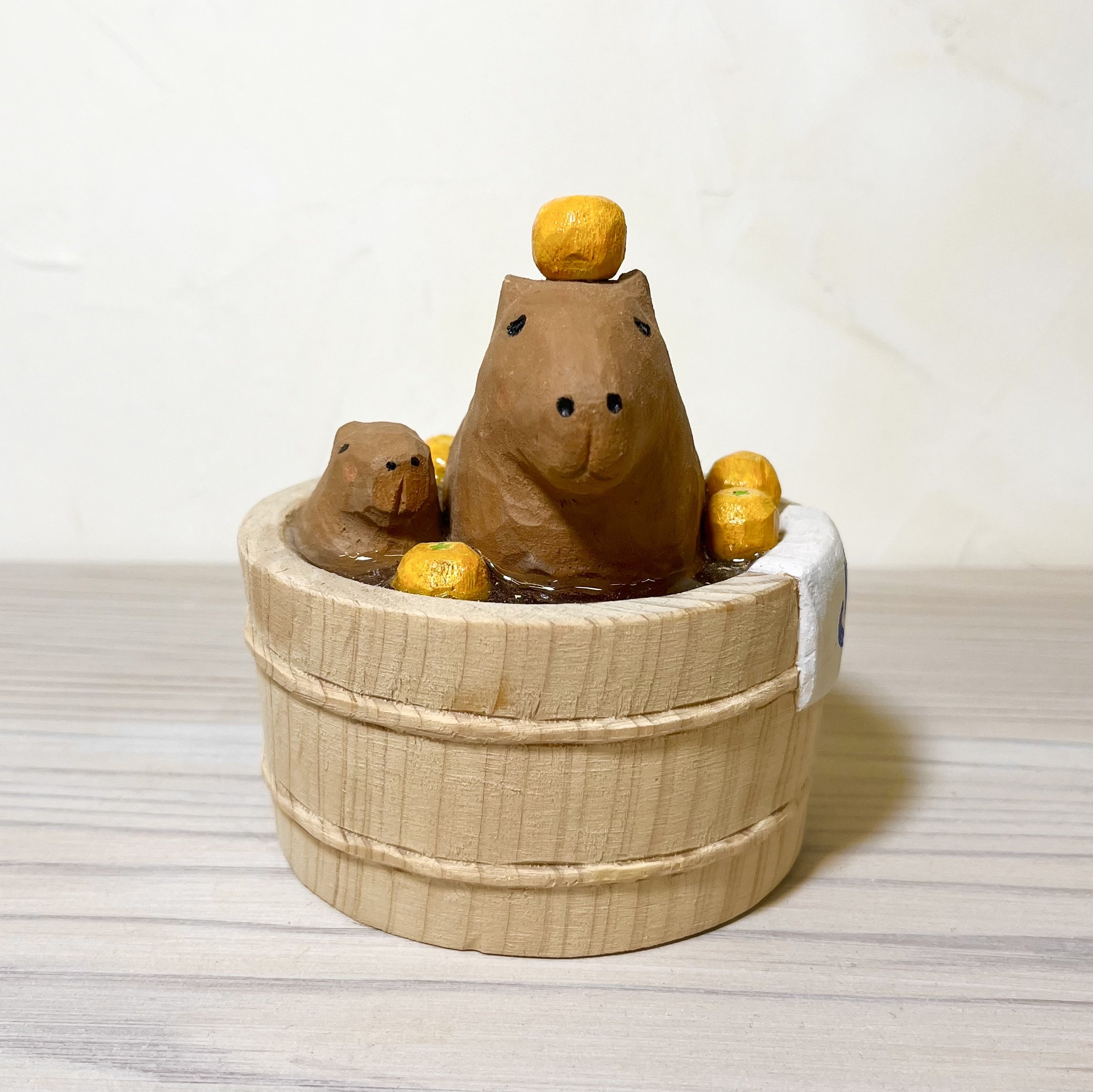 Capybara Hot Springs Wood Carving - Etsy