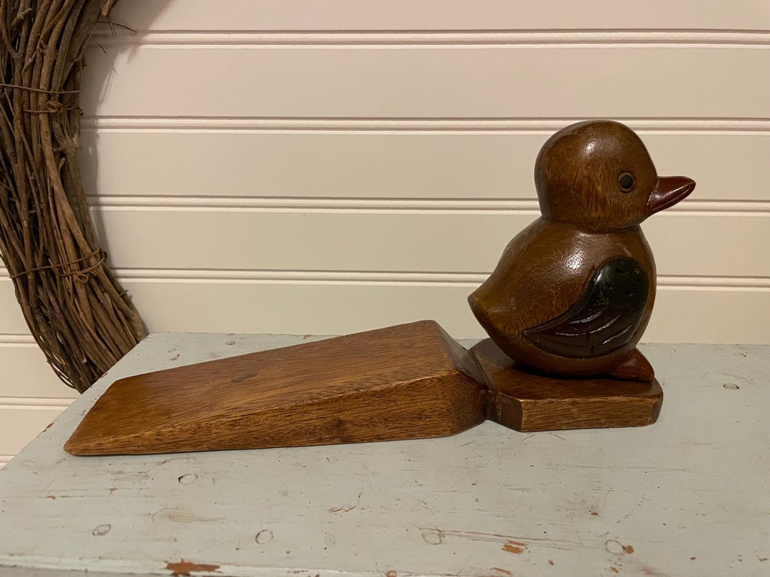 Vintage Duck Door Stop - Etsy