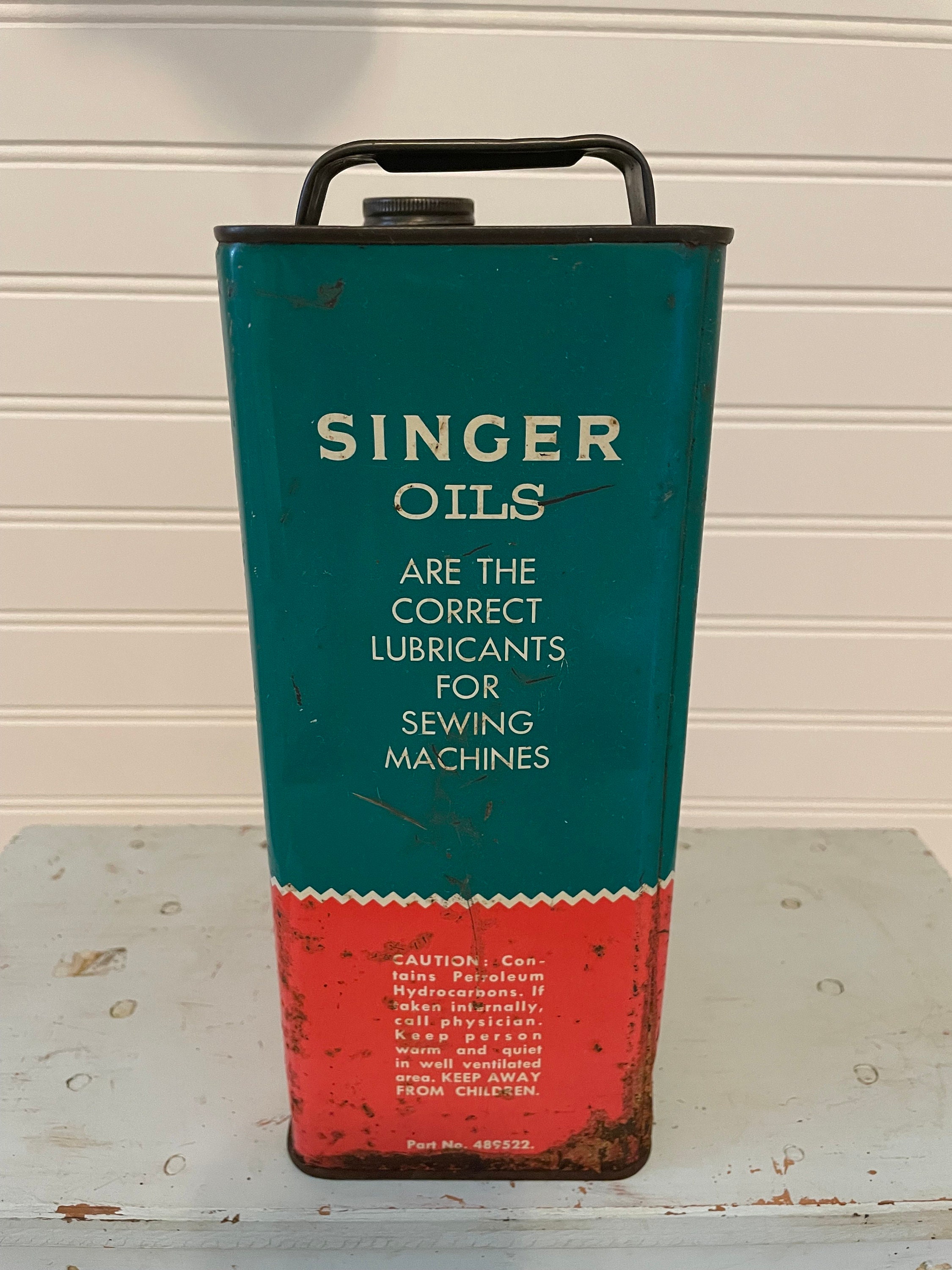 Vintage Singer Oil Can - Etsy